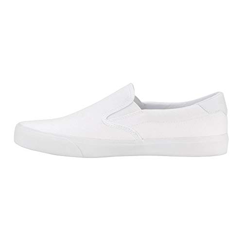 Lugz Mens Clipper Slip On Sneakers Shoes Casual - White - Size 8.5 M