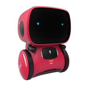 98k kids robot toy, smart talking robots, gift for boys and girls age 3+, intelligent partner and teacher, with voice controlled and touch sensor, singing, dancing, repeating