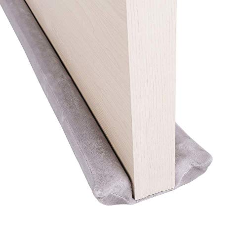 VISEMAN 36 Inch Under Door Draft Stopper-Twin Door Draft Noise Blocker, Double Sided Door Draft Guard, Machine-Washable