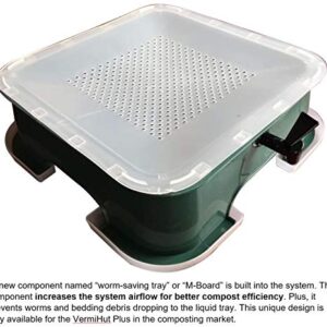 VermiHut Plus 5-Tray Worm Compost Bin – Easy Setup and Sustainable Design