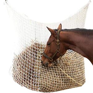 NRTFE Hay Net Slow Feed Bag for Horse Feeder Full Day Feeding Grazing Extra Large (63"x40")