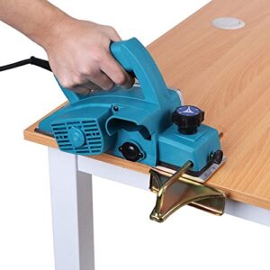 Electric Wood Planer 1000W 3-1/4-Inch Portable Wood Hand Planer Tool with 16,000Rpm Adjustable Depth Handheld Plane Smooth Door Planer Machine for Hardwood Carpenter Woodcarver Woodworking