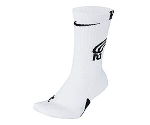 nike kyrie unisex nike elite crew socks sk0077-100 size l