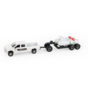 ertl ram 2500 1: 64 scale pickup truck with anhydrous tank, white