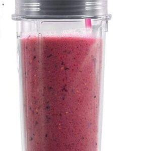 Ninja Single Serve 16-Ounce Cup Set for BL770 BL780 BL660 Professional Blender (Pack of 2)