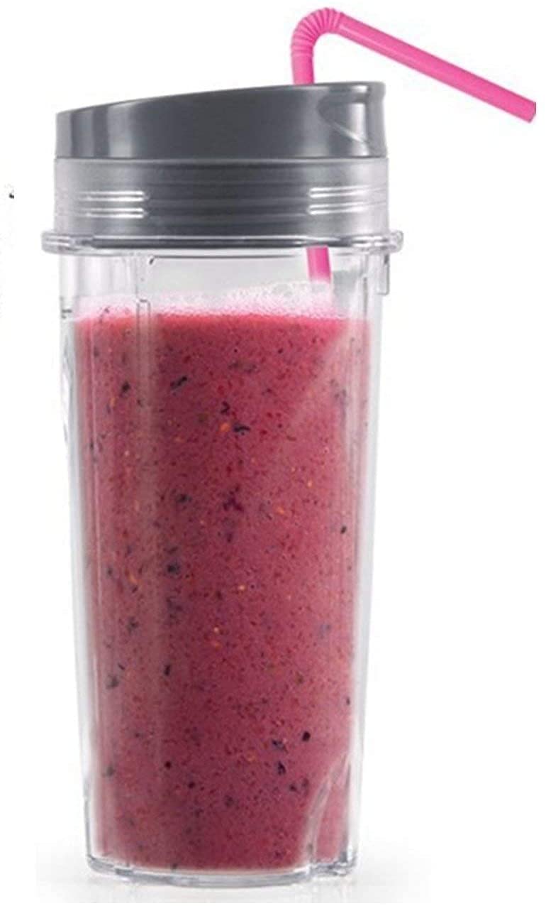 Ninja Single Serve 16-Ounce Cup Set for BL770 BL780 BL660 Professional Blender (Pack of 2)