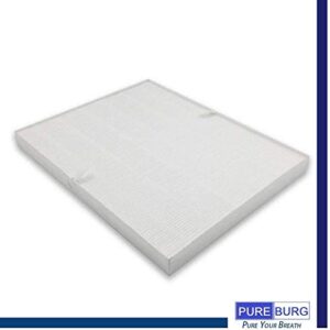 PUREBURG Replacement True HEPA Filter Set Compatible with Winix 115115, Filter A,9800 5300 6300 5300-2 6300-2 P300 C535 5000b 5000 5500 Plasma Wave WAC5300 WAC5500 WAC6300,H13 Activated carbon