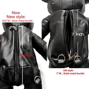 MengEryt Fashion Skeleton Bear Backpack Punk Style Cute Bags Designer Backpacks (Black)