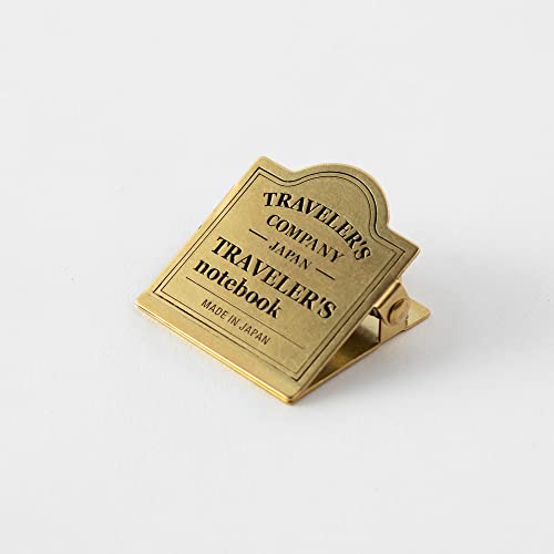 Traveler's Notebook Brass Clip TRC Logo Pattern 43089006