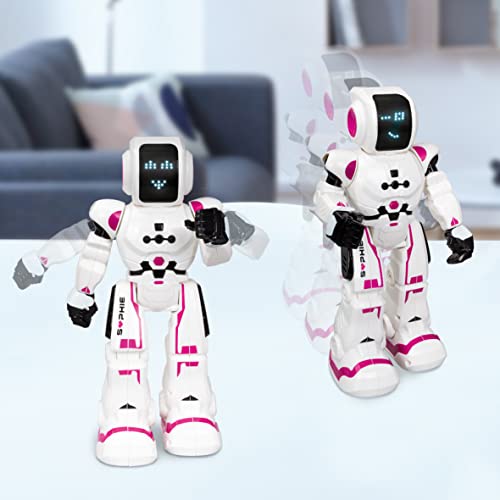 Xtrem Bots 380838 Sophie Kids with Motion Sensor, Interactive Remote Control Programmable Intelligent Robot Toys, White/Pink