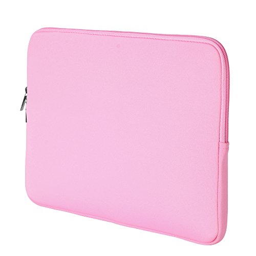 RAINYEAR 13 Inch Laptop Sleeve Case Bag with Accessories Pouch,Compatible with 2021 2022 13.6" M2 A2681, 13.3 MacBook Air Pro M1 A2337 A2338 A1932 A1989 A1706 A1708 A2159 A2179 A2251 A2289(Pink)