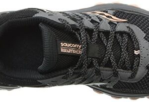 Saucony Women's Grid Excursion TR12 Sneaker, Grey/Peach, 8 Wide