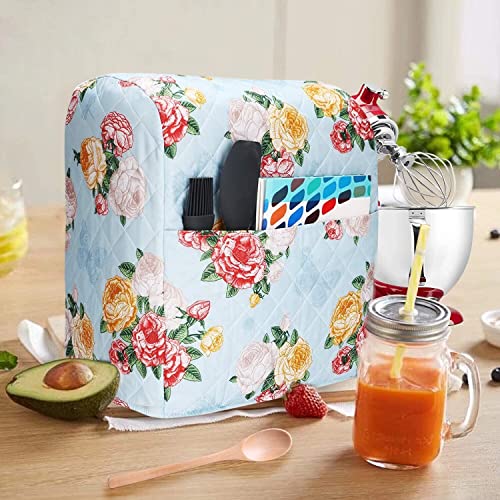 Kitchen Aid Mixer Cover Compatible with 6-8 Quarts Kitchen Aid/Hamilton Stand Mixer,Kitchen Aid Mixer Covers For Stand Mixer With Floral Print Mixer Cover, Pioneer Woman Kitchen Aid Mixer Accessories