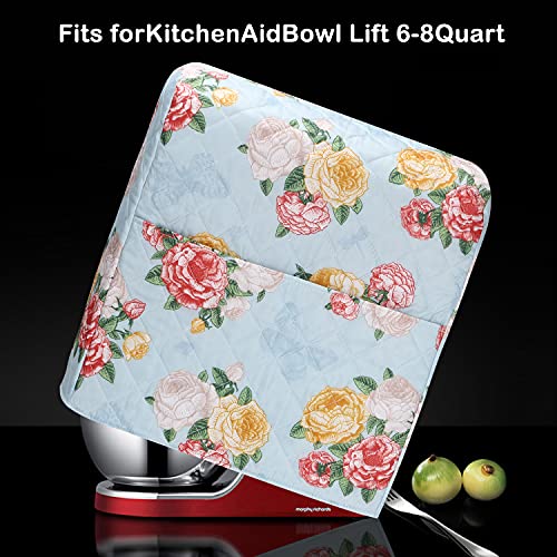 Kitchen Aid Mixer Cover Compatible with 6-8 Quarts Kitchen Aid/Hamilton Stand Mixer,Kitchen Aid Mixer Covers For Stand Mixer With Floral Print Mixer Cover, Pioneer Woman Kitchen Aid Mixer Accessories