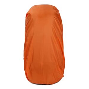 Esup Hiking Backpack, 50L Multipurpose Camping Backpack with rain cover 45l+5l (Orange)