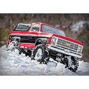 Traxxas Trailer Crawler 1979 Chevrolet K5 Blazer Reproduction Remote Control Car with Radio System, Red