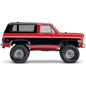 Traxxas Trailer Crawler 1979 Chevrolet K5 Blazer Reproduction Remote Control Car with Radio System, Red