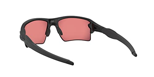 Oakley Men's OO9188 Flak 2.0 XL Rectangular Sunglasses, Matte Black/Prizm Trail Torch, 59 mm