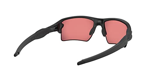 Oakley Men's OO9188 Flak 2.0 XL Rectangular Sunglasses, Matte Black/Prizm Trail Torch, 59 mm