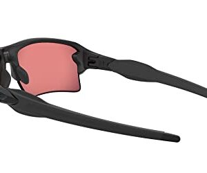 Oakley Men's OO9188 Flak 2.0 XL Rectangular Sunglasses, Matte Black/Prizm Trail Torch, 59 mm