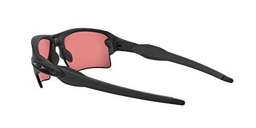 Oakley Men's OO9188 Flak 2.0 XL Rectangular Sunglasses, Matte Black/Prizm Trail Torch, 59 mm