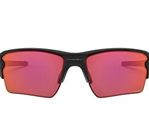 Oakley Men's OO9188 Flak 2.0 XL Rectangular Sunglasses, Matte Black/Prizm Trail Torch, 59 mm