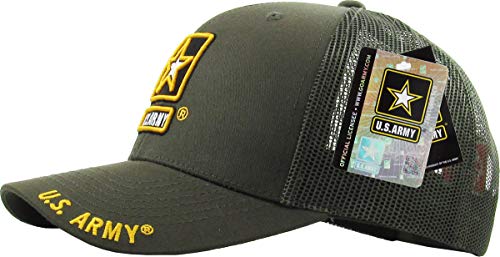 KBARMY-004 OLV US Army Officially Licensed Baseball Cap Military Vintage Adjustable Hat