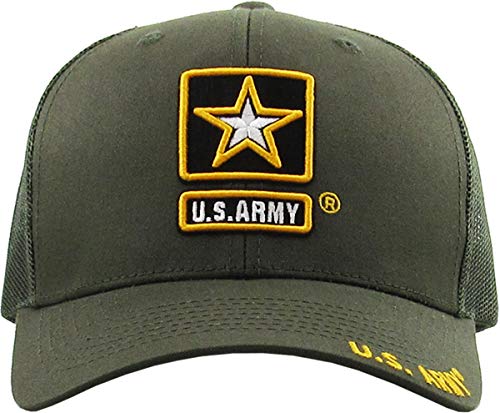 KBARMY-004 OLV US Army Officially Licensed Baseball Cap Military Vintage Adjustable Hat