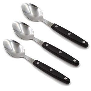 grilo kitchenware stainless steel soup spoons - set of 3