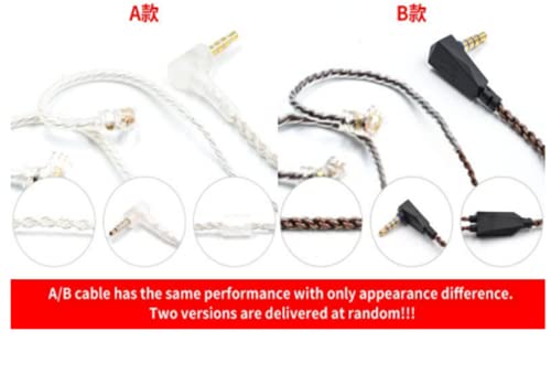 KZ ZS10 Pro in Ear Monitor Earbuds Headphone, HiFi KZ Earphone with 4BA and 1DD Drivers, KZ Upgraded ZS10 Pro with Detachable 0.75mm 2 Pin 6N OFC Cable (Black No Mic)……