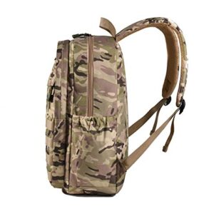 Wraifa Boys Backpack Waterproof Kids School Bag Outdoor Travel Camping Daypack Camo Rucksack (Amy Green, Small) …