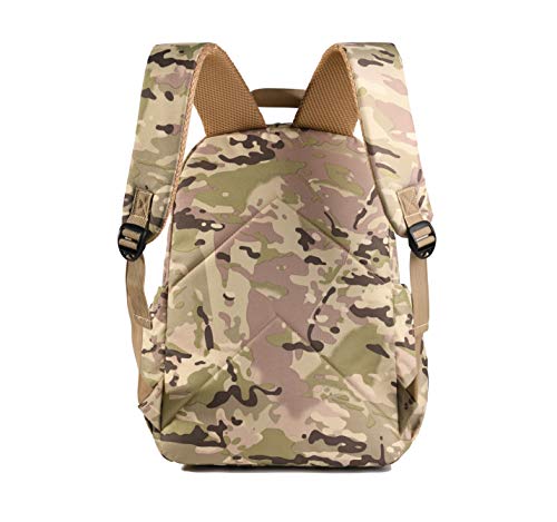 Wraifa Boys Backpack Waterproof Kids School Bag Outdoor Travel Camping Daypack Camo Rucksack (Amy Green, Small) …