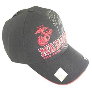 US Marine Corps Official Licensed Embroidered Emblem Baseball Cap Hat (Marines-3)