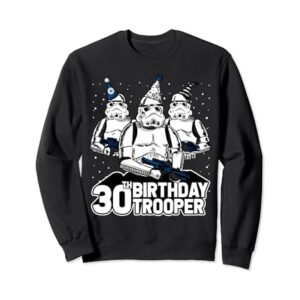 Star Wars Stormtrooper Party Hats Trio 30th Birthday Trooper Sweatshirt