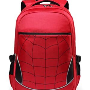 BLUEFAIRY Kids Backpack for Boys Elementary School Bags Durable Kindergarten Bookbags (Red) One_Size