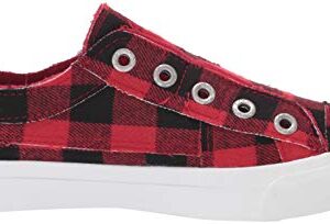 Blowfish Malibu womens Play Sneaker, Red Buffalo Check, 6 US