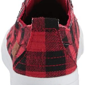 Blowfish Malibu womens Play Sneaker, Red Buffalo Check, 6 US