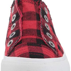 Blowfish Malibu womens Play Sneaker, Red Buffalo Check, 6 US