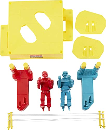 Mattel Games Rock 'Em Sock 'Em Robots Kids Game, Fighting Robots with Red Rocker & Blue Bomber, Knock His Block Off (Amazon Exclusive)