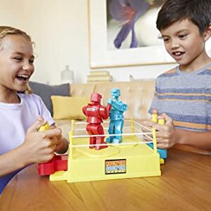 Mattel Games Rock 'Em Sock 'Em Robots Kids Game, Fighting Robots with Red Rocker & Blue Bomber, Knock His Block Off (Amazon Exclusive)