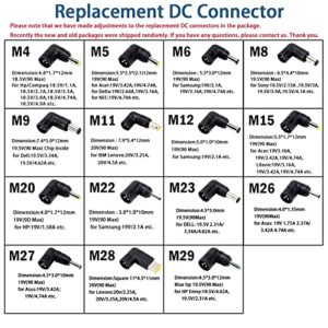 Gonine 90W Universal Laptop Charger, 110-240V AC to DC 19V 19.5V 20V 18.5V 15V 16V AC Power Supply Adapter, Compatible with HP Dell Acer Asus Toshiba Gateway Lenovo Notebook.…