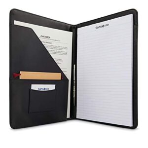 Samsonite Xenon Leather Business Portfolio, Black, One Size