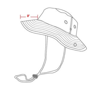 Bucket Hat Hiking Fishing Wide Brim UV Sun Protection Safari Unisex Boonie (Camel, Large/X-Large)