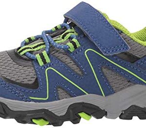 Merrell Trail Quest Hiking Sneaker, Blue/Green, 3 US Unisex Big Kid