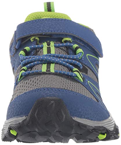 Merrell Trail Quest Hiking Sneaker, Blue/Green, 3 US Unisex Big Kid