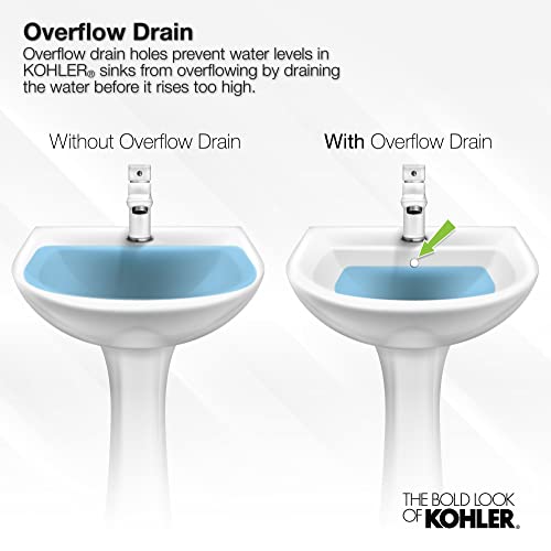 Bathroom Sink by KOHLER, Undermount Bathroom Sink, Caxton Collection, White, K-EC20000-0