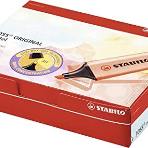 STABILO Highlighter BOSS ORIGINAL Pastel Box of 10 Dusty Grey