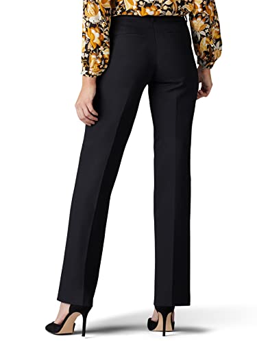 Lee Women's Ultra Lux Comfort with Flex Motion Trouser Pant Black 18 Medium