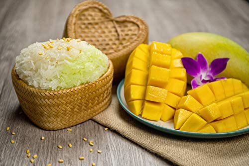 WD- Thai Kra-tip Sticky Rice Heart shape Bamboo Basket Handmade Steamers Cookware-4 inch for Home,restaurant or Cookware -collecting things.