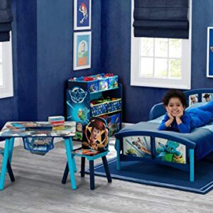 Delta Children Kids Table and Chair Set With Storage (2 Chairs Included) - Ideal for Arts & Crafts, Snack Time, Homeschooling, Homework & More, Disney/Pixar Toy Story 4